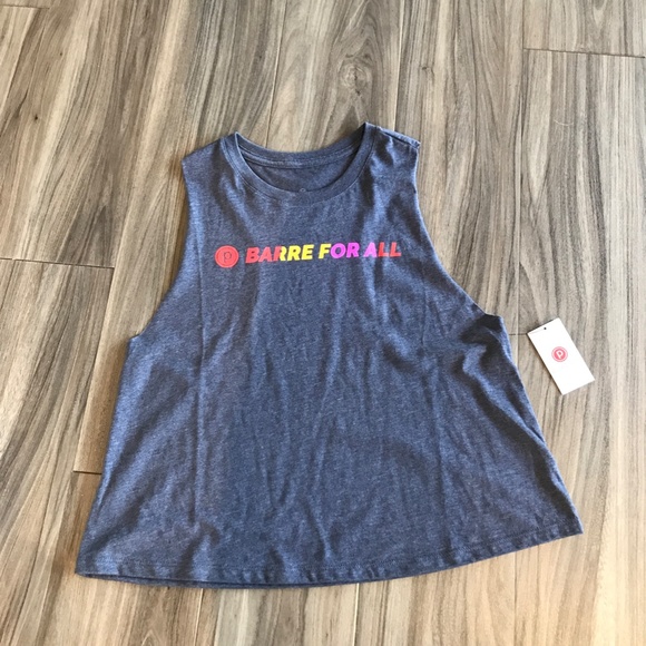 Pure Barre | Tops | Pure Barre Barre For All Cropped Tank Top | Poshmark